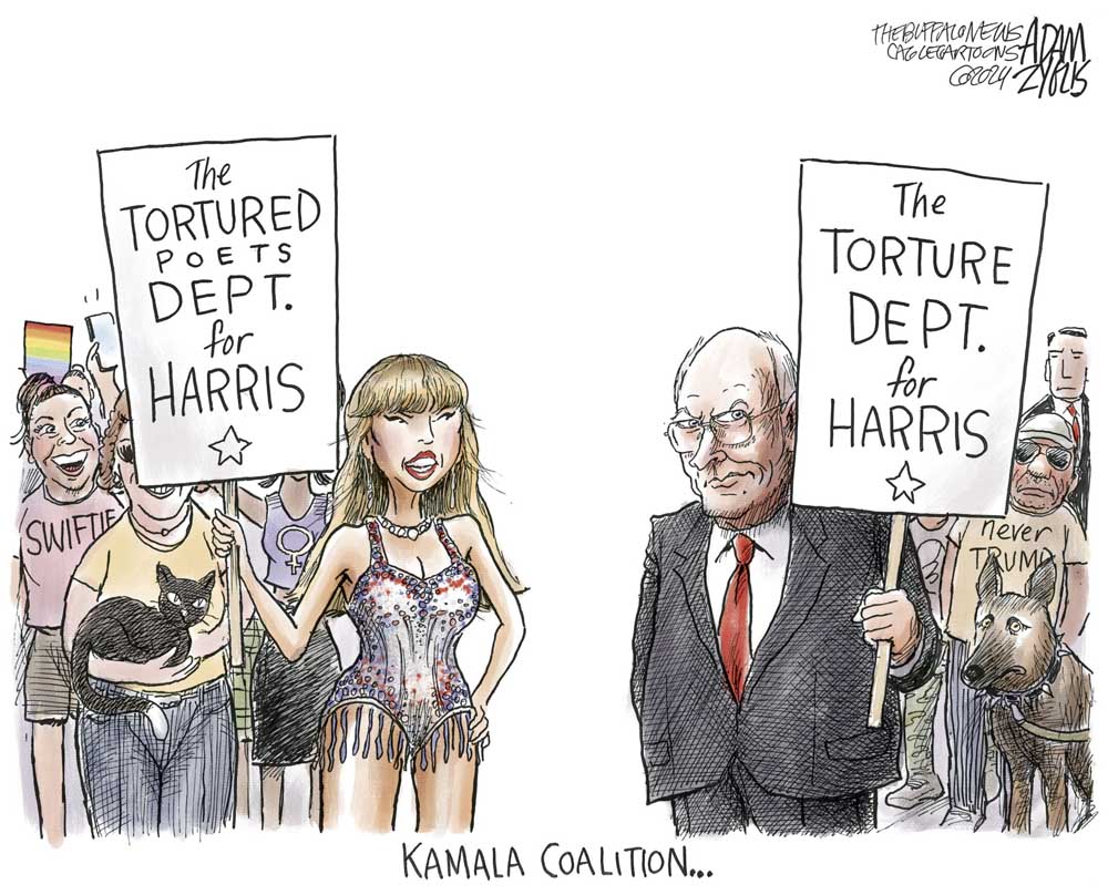 Editorial Cartoon: Harris endorsements | The Astorian
