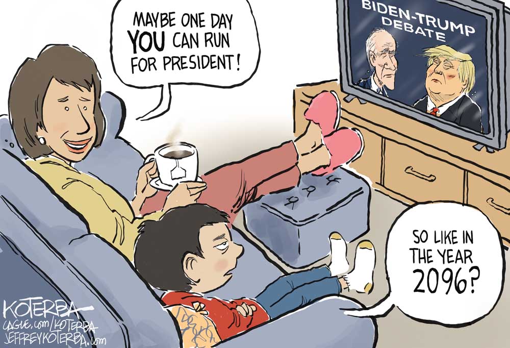 Editorial Cartoon: Age debate | The Astorian