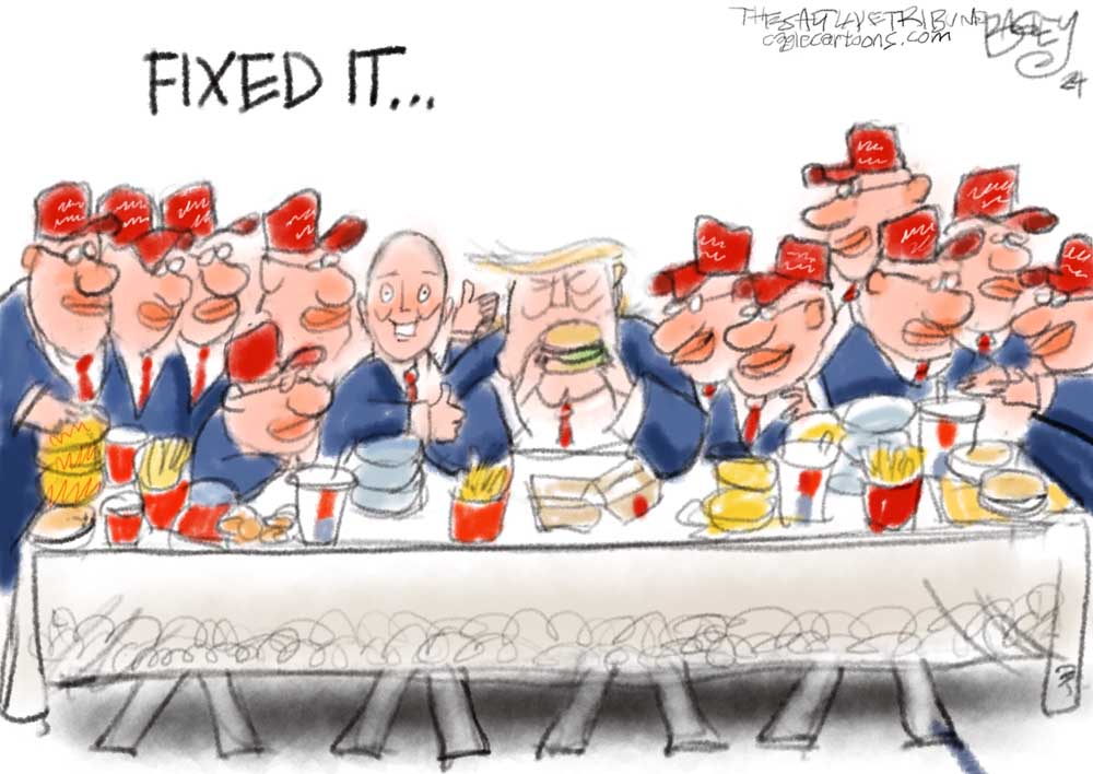 Editorial Cartoon: Last supper | The Astorian