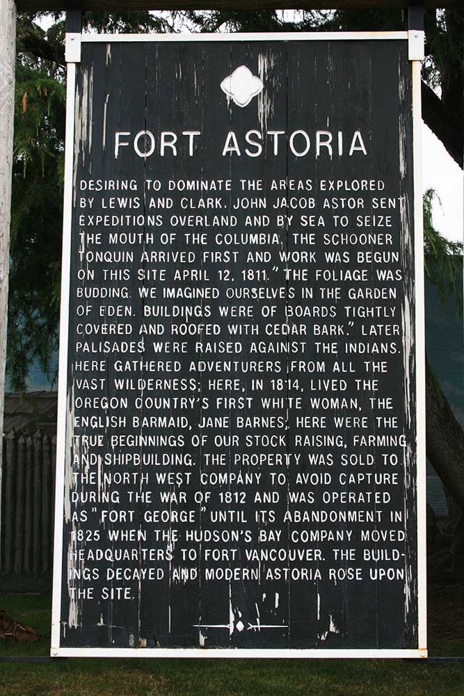 Wooden Fort Astoria sign approved in plastic | The Astorian